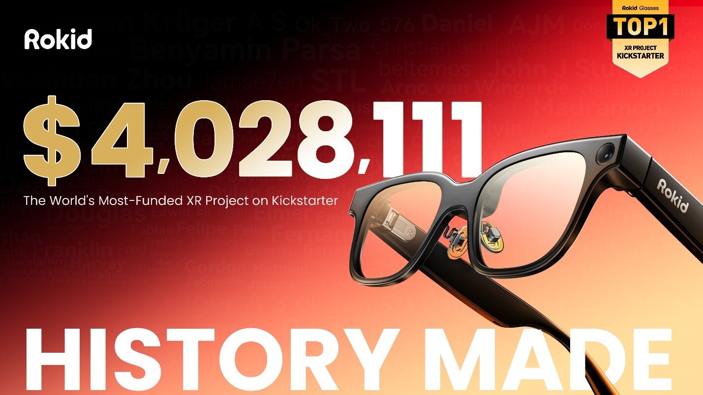 Rokid Surpasses $4 Million on Kickstarter, Announces Transition to ...