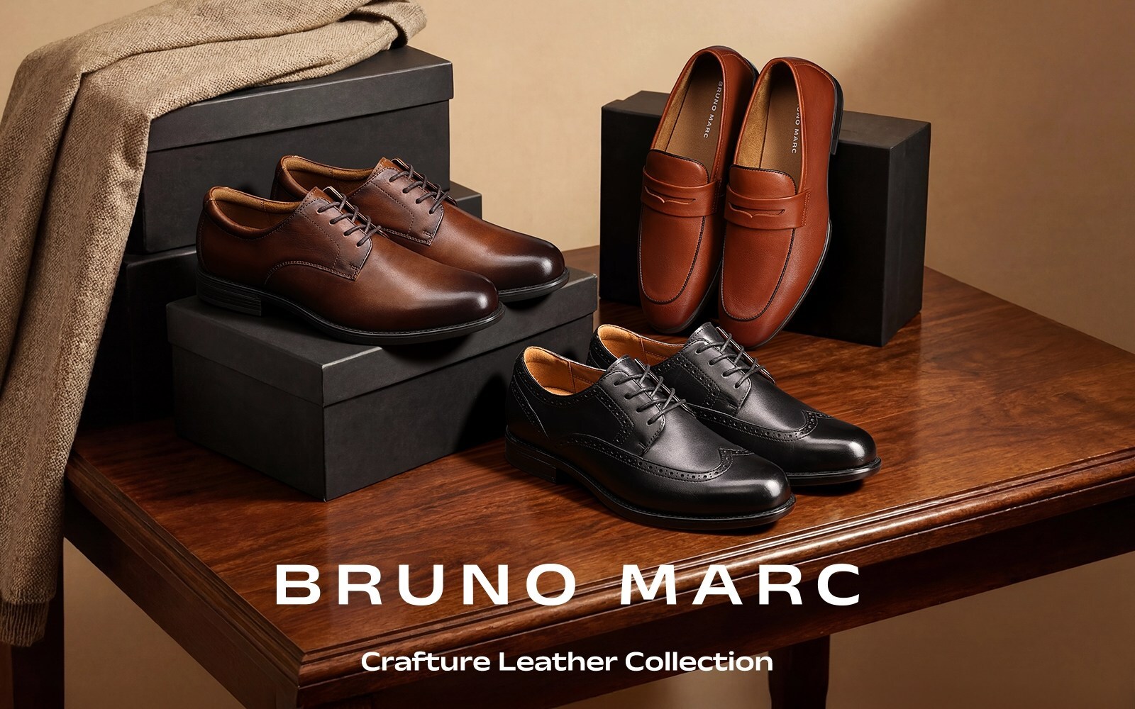 Bruno Marc Launches the Crafture Leather Collection, Redefining Dress ...