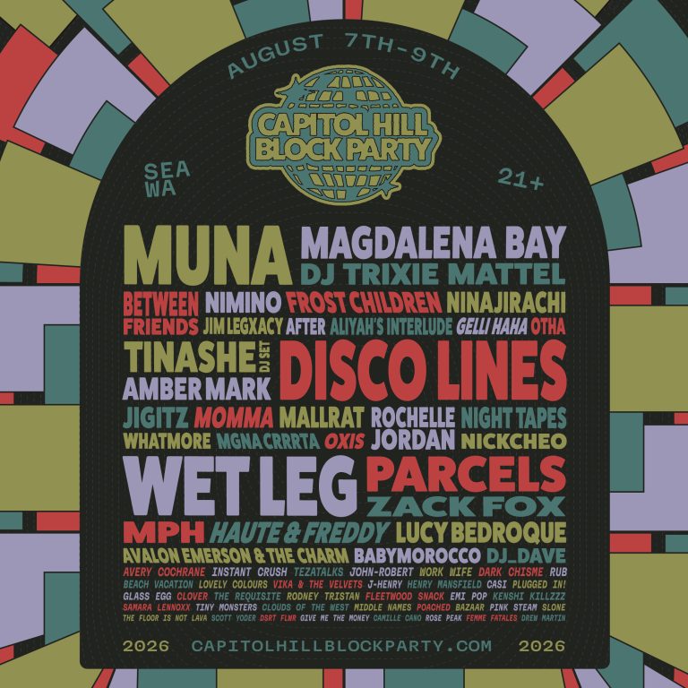 Capitol Hill Block Party Announces 2026 Festival Lineup – Mann About Town