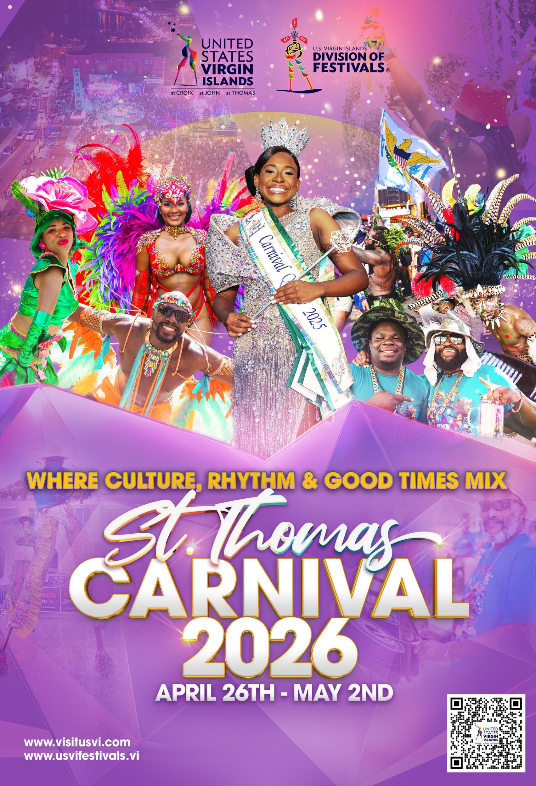 The U.S. Virgin Islands Announces Dates for 2026 St Thomas Carnival ...