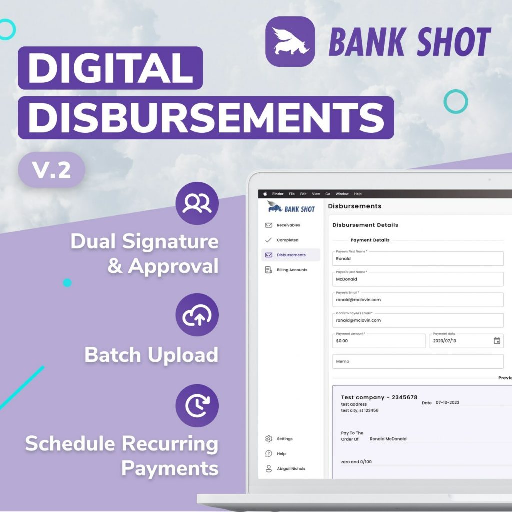Bank Shot Launches Improved Digital Disbursement Solution – Mann Report